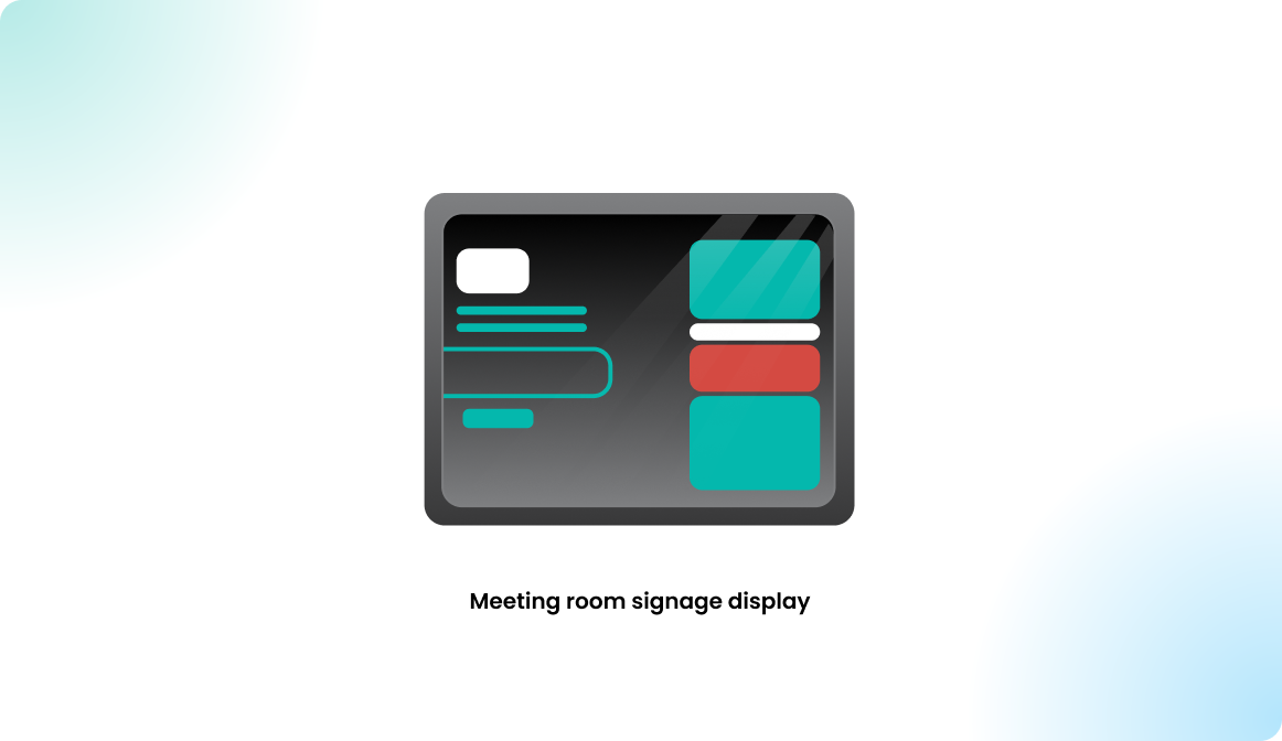 Meeting room signage display | Flexopus
