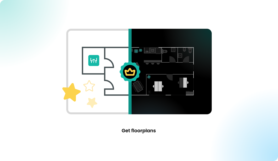 Obtain and customize floor plans