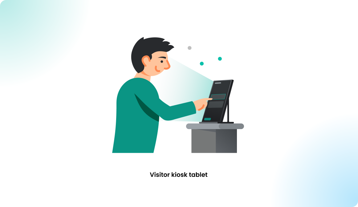 Visitor kiosk tablet | Flexopus